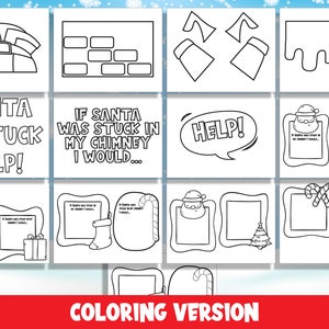 Help! Santa is Stuck in the Chimney, Fun Christmas Craft Activity ...