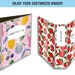 Fruits and Vegetables Binder Cover, 10 Printable Editable Coversspines ...