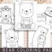 25 Adorable Bear Coloring Pages for Preschool and Kindergarten Kids ...