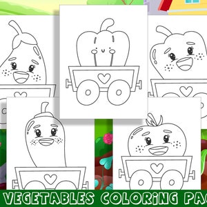 Fun and Educational Vegetable Coloring Pages for Preschool and ...
