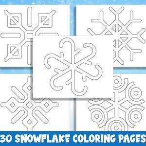 30 Snowflake Coloring Pages for Preschool and Kindergarten – High ...