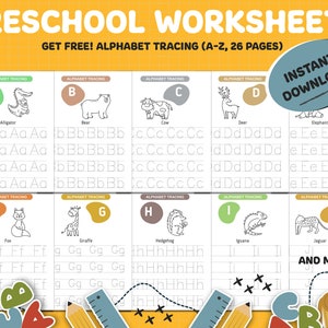 Preschool Worksheets 100+26 Printable Worksheets, Kids Activities ...