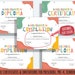 37 Pages of Abstract-themed Diplomas, Certificates, and Invitations for ...