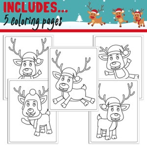 Learn How to Draw a Reindeer: Directed Drawing Step by Step Tutorial ...