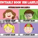 Editable Student Book Bin Labels: 16 Customizable Designs for Perfect ...