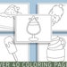 Make Learning Fun With 40 Printable Food Coloring Pages - Etsy