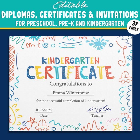 Plantillas Editables Diplomas Certificados