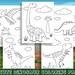 Dinosaur Coloring Pages: 15 Cute Dinosaur Designs for Preschool and ...
