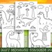Roar Into Fun With 30 Baby Dinosaur Coloring Pages for - Etsy