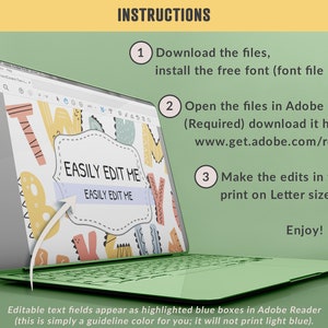 Dinosaur Binder Cover for Boys/girls, 10 Printable & Editable Binder ...