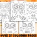 Cute Owl Coloring Pages: 25 Printable Designs for Preschool ...