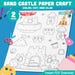 Sand Castle Paper Craft for Kids: Creative Color, Cut, and Glue ...