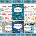 Vehicle Binder Covers, 10 Printable/editable Binder Covers & Spines ...