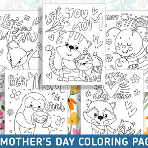 15 Heartwarming Mother's Day Coloring Pages to Show Mom Your Love, PDF ...