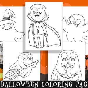 Get Spooky With These Adorable Halloween Coloring Pages for ...