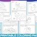 Opposite Coloring Pages 40 Printable Animal Opposite Coloring - Etsy