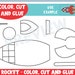 Rocket Craft Activity Color, Cut, and Glue for Prek to 2nd Grade, PDF ...