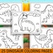 Roar-some Fun for Kids 25 Easy Dinosaur Coloring Pages for Kindergarten ...