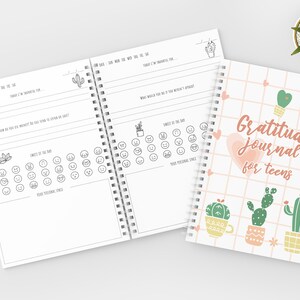 Gratitude Journal for Teens. Printable PDF in A4, A5, US Trade, US ...