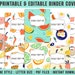 Food Binder Cover 10 Printable/editable Coversspines - Etsy