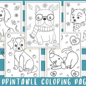 Puppy Coloring Pages: 21 Fun Activity Sheets for Kids, Perfect for Boys ...