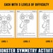 Monsters Symmetry Activity, Monsters Lines of Symmetry Activity, 24 ...