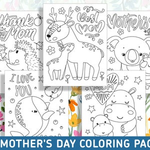 15 Heartwarming Mother's Day Coloring Pages to Show Mom Your Love, PDF ...