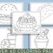 Make Learning Fun With 40 Printable Food Coloring Pages - Etsy