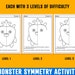 Monster Symmetry Worksheet, Monster Theme Lines of Symmetry Activity ...