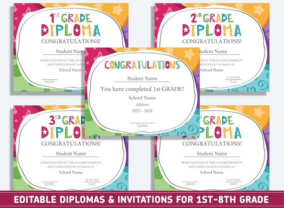 Certificados De Primer Grado Invitan A Obtener Certificado De Primaria