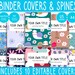 10 Editable Spring Flower Binder Covers, Includes 1, 1.5,2 Spines ...