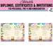 Editable Preschool, Pre-k, and Kindergarten Diplomas, Certificates, and ...