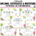 37 Editable Pre-k Certificates, Lovely Nature Themed, Kindergarten ...