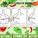 Vegetable Symmetry Worksheet, Vegetable Theme Lines of Symmetry ...
