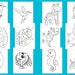 Preschool Coloring Pages 100 Printable Animal Coloring Pages for Boys ...