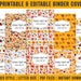 Fall Planner Covers, 10 Editable Binder Covers and Spines, Binder Cover ...