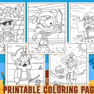 Pirate Coloring Pages 25 Printable Pirate Coloring Pages for Kids, Boys ...