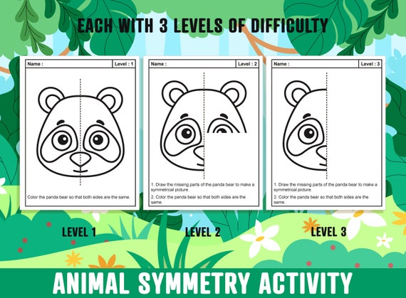 Animal Symmetry Worksheets