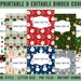 Christmas Planner Cover, 10 Printable & Editable Binder Covers+spines ...