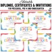 37 Editable Kindergarten, Pre-k, and Preschool Diplomas, Certificates ...