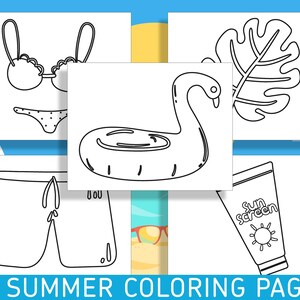 Summer Coloring Pages: 25 Fun and Engaging High-resolution Sheets for ...