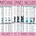 10 Editable Sea Animals Binder Covers, Includes 1", 1.5", 2" Spines ...