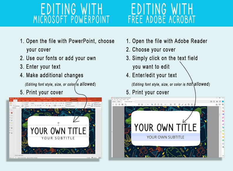 10 Editable Pirate Animals Binder Covers Includes 1 1.5 - Etsy