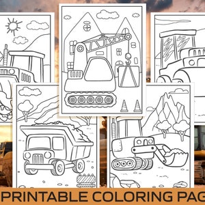 40 Printable Construction Coloring Pages for Kids – High-resolution PDF ...