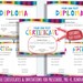 Editable Preschool Awards, Completion Certificates, Diplomas, and ...