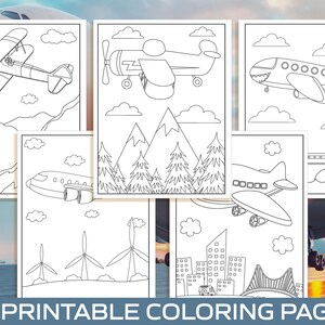 Airplane Coloring Pages 40 Printable Airplane Coloring Pages for Kids ...