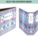 Navajo/tribal Binder Cover, 10 Printable/editable Covers + Spines ...