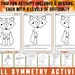 Fall Symmetry Worksheet Autumn Halloween Thanksgiving Lines - Etsy