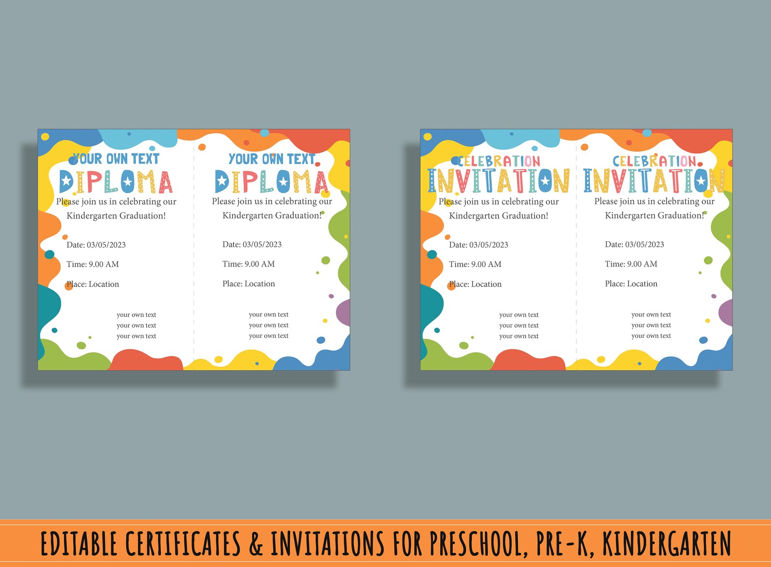 First Steps to Success: Kindergarten & Preschool Diploma, Certificate ...