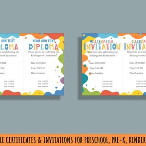First Steps to Success: Kindergarten & Preschool Diploma, Certificate ...